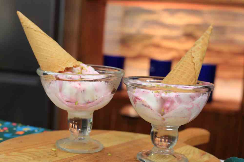 آيس كريم زبادي توت - CBC Sofra