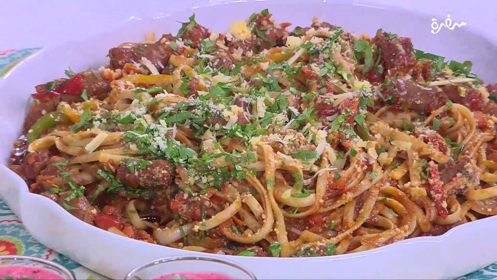 مكرونة بالسجق والخضروات - CBC Sofra